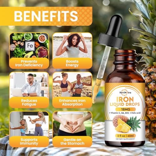 Pineapple flavour iron supplement