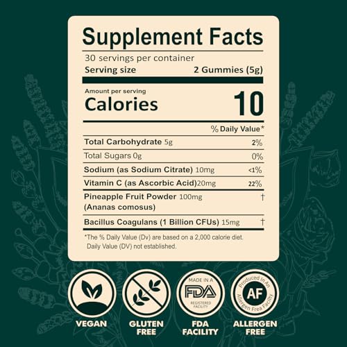 Pineapple flavour kids gummies