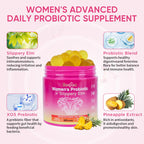 pineapple flavour kids probiotic gummies