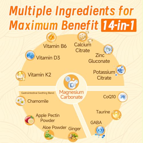 Pineapple flavour magnesium gummies for relaxation