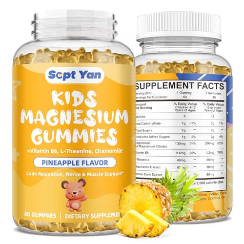 Pineapple flavour magnesium supplement