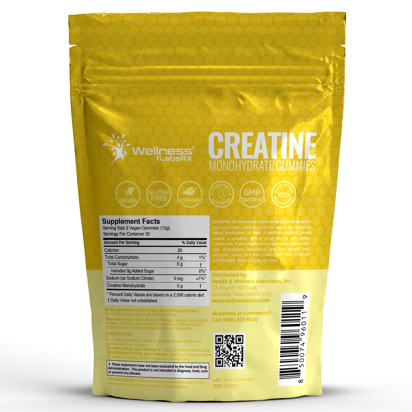 pineapple flavoured creatine gummies