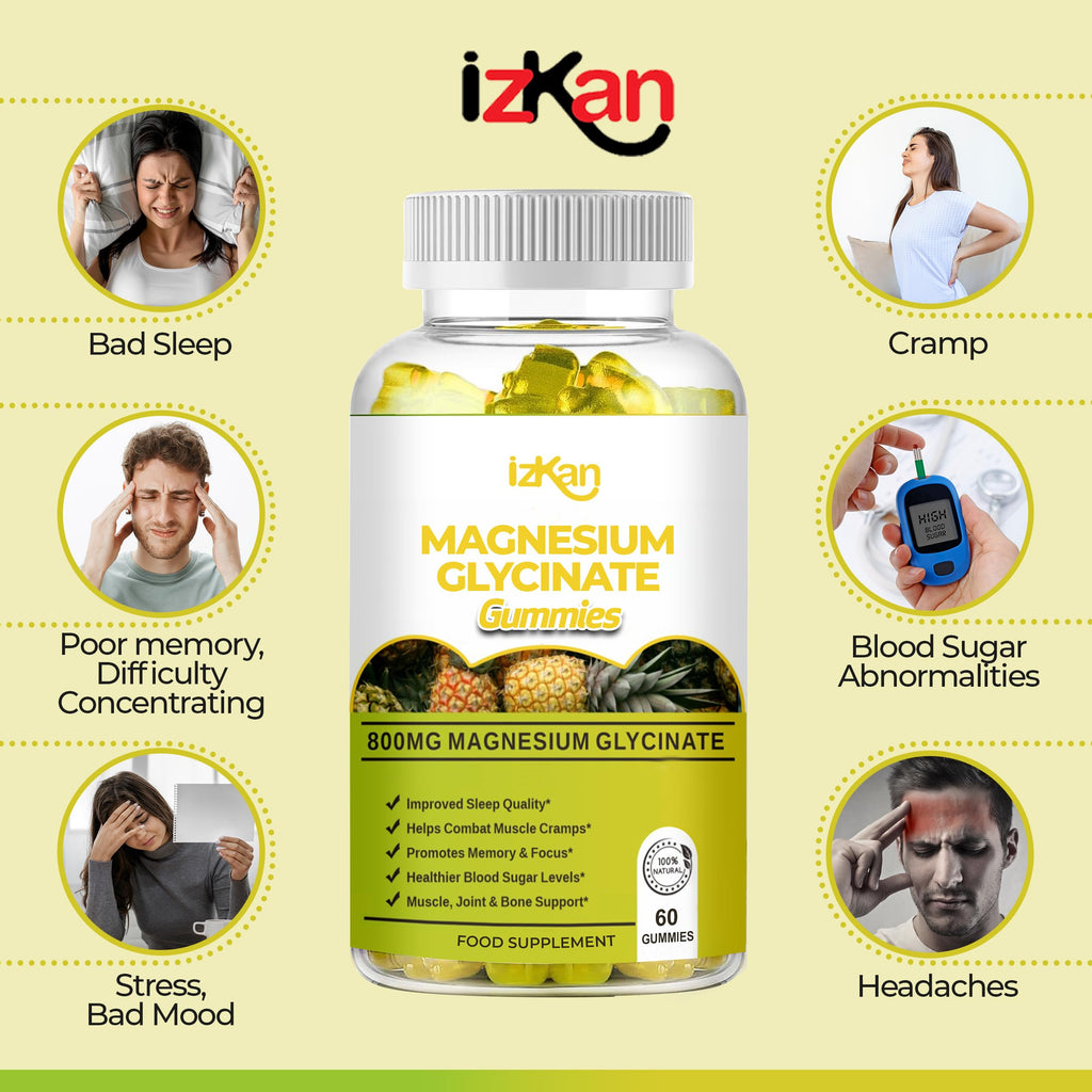 pineapple flavoured magnesium gummies for wellness