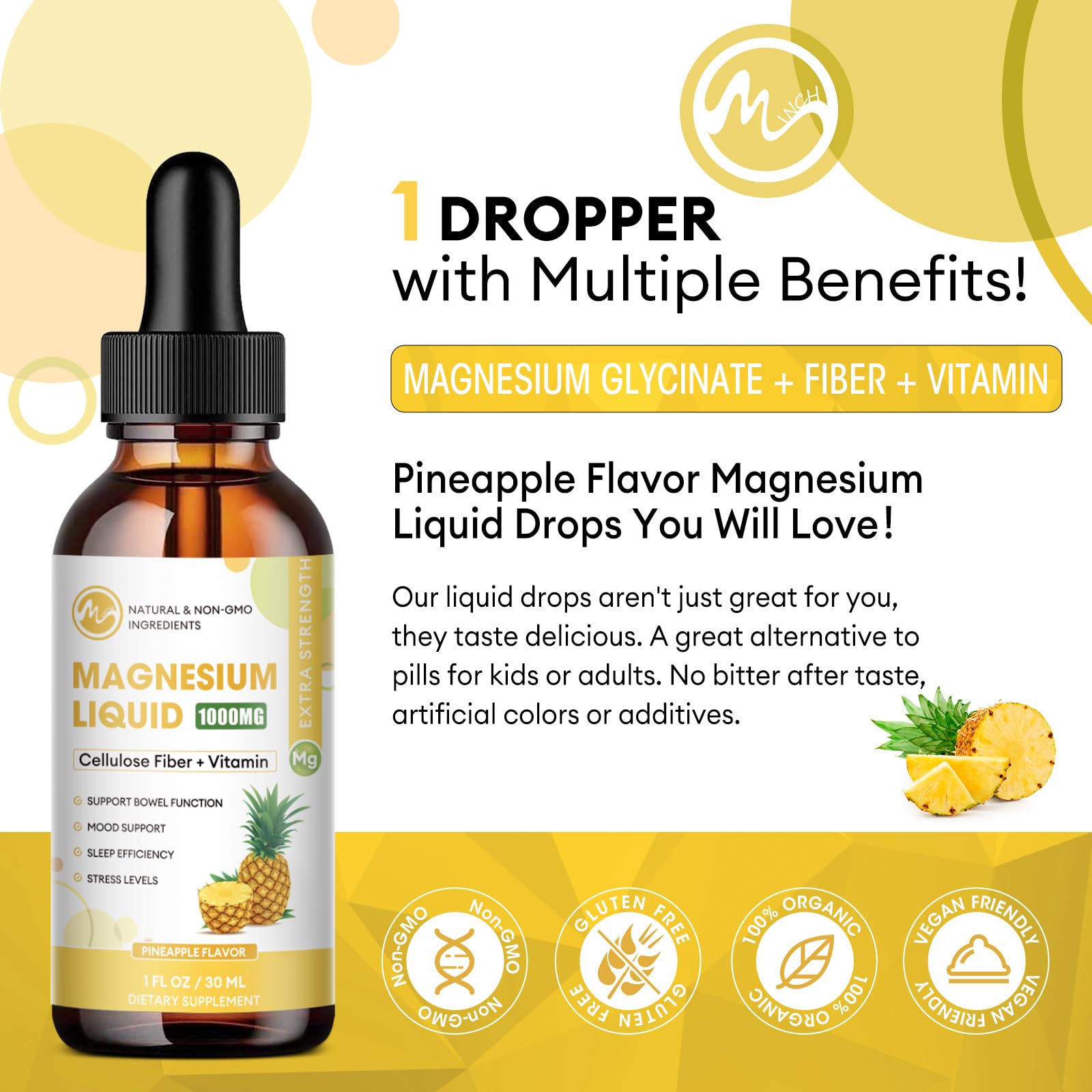pineapple flavoured magnesium supplement