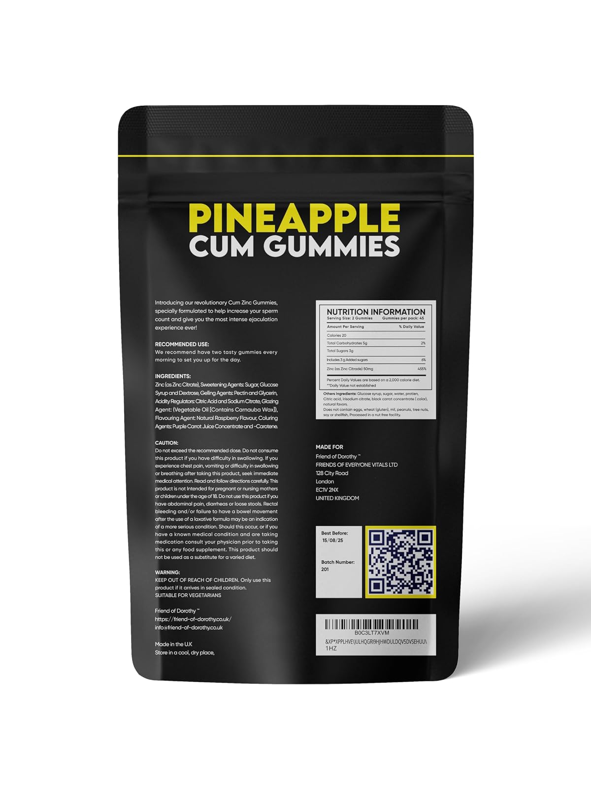 pineapple flavoured multivitamin gummies