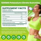 Pineapple flavoured potassium gummies