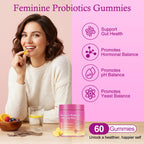 Pineapple flavoured probiotic gummies