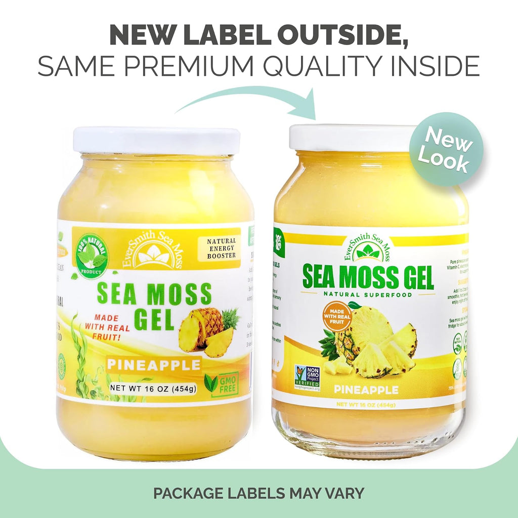 Pineapple flavoured sea moss gel