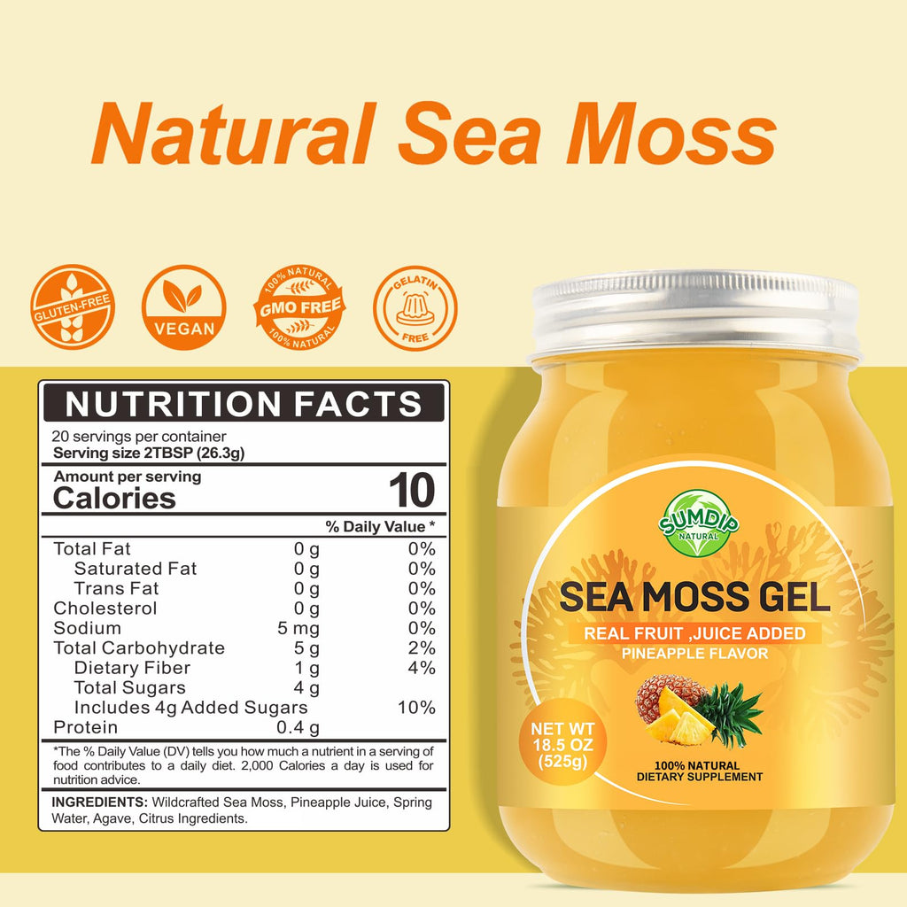 pineapple flavoured sea moss