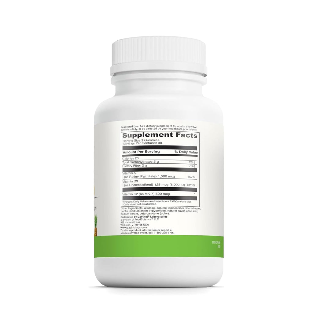 Pineapple flavoured vitamin D3