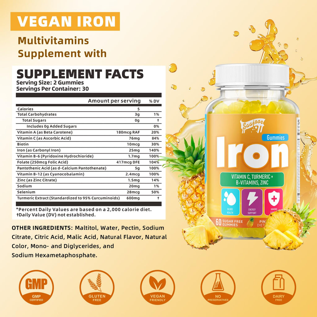 pineapple gummy multivitamin for kids