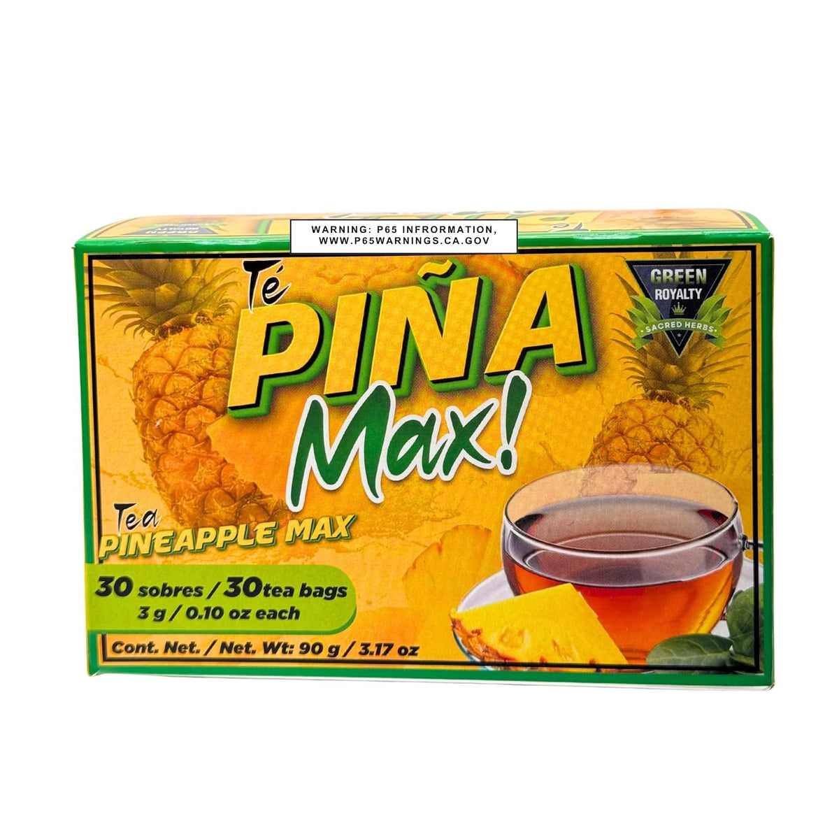 Pineapple herbal tea blend bags