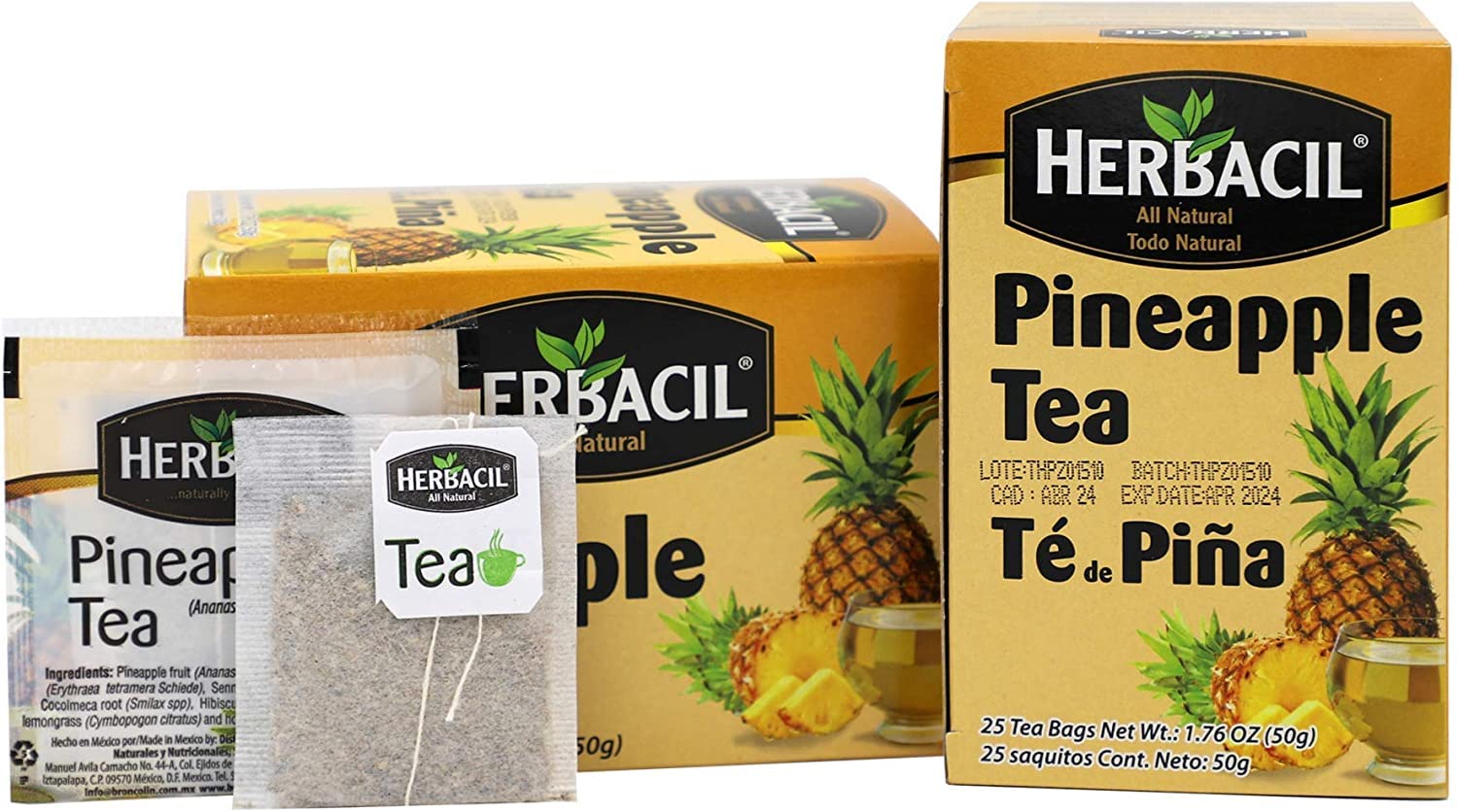 Pineapple herbal tea for relaxation