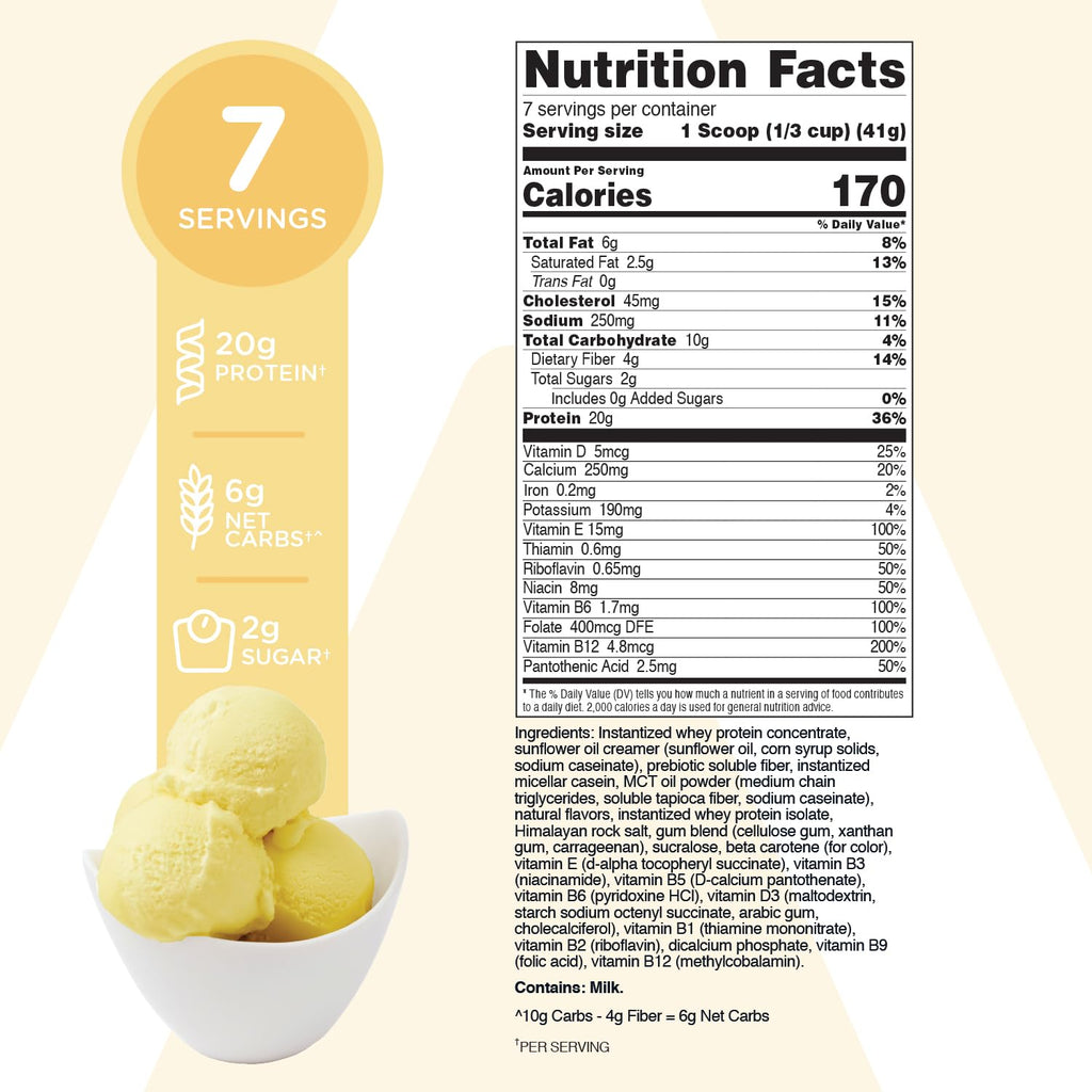 pineapple ice cream protein blend