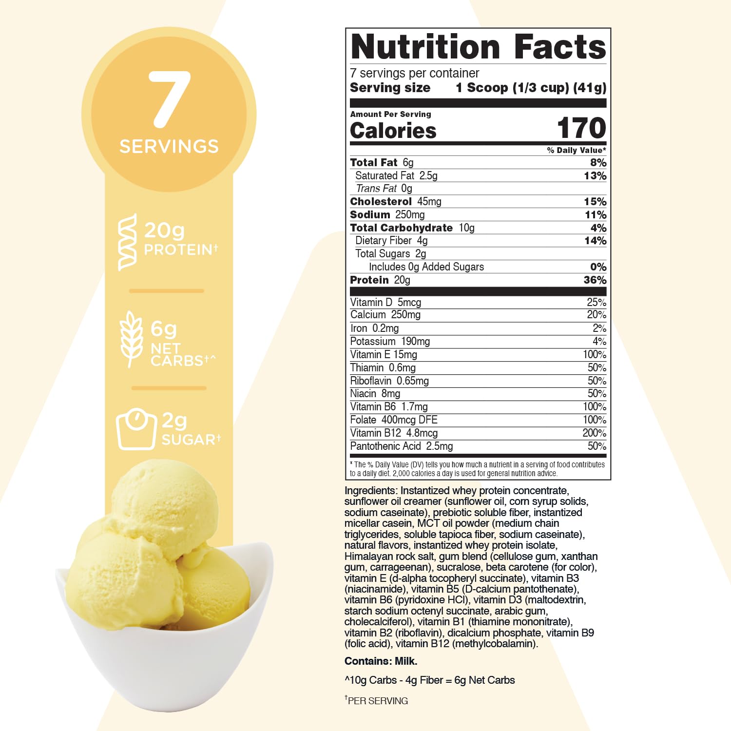 pineapple ice cream protein blend