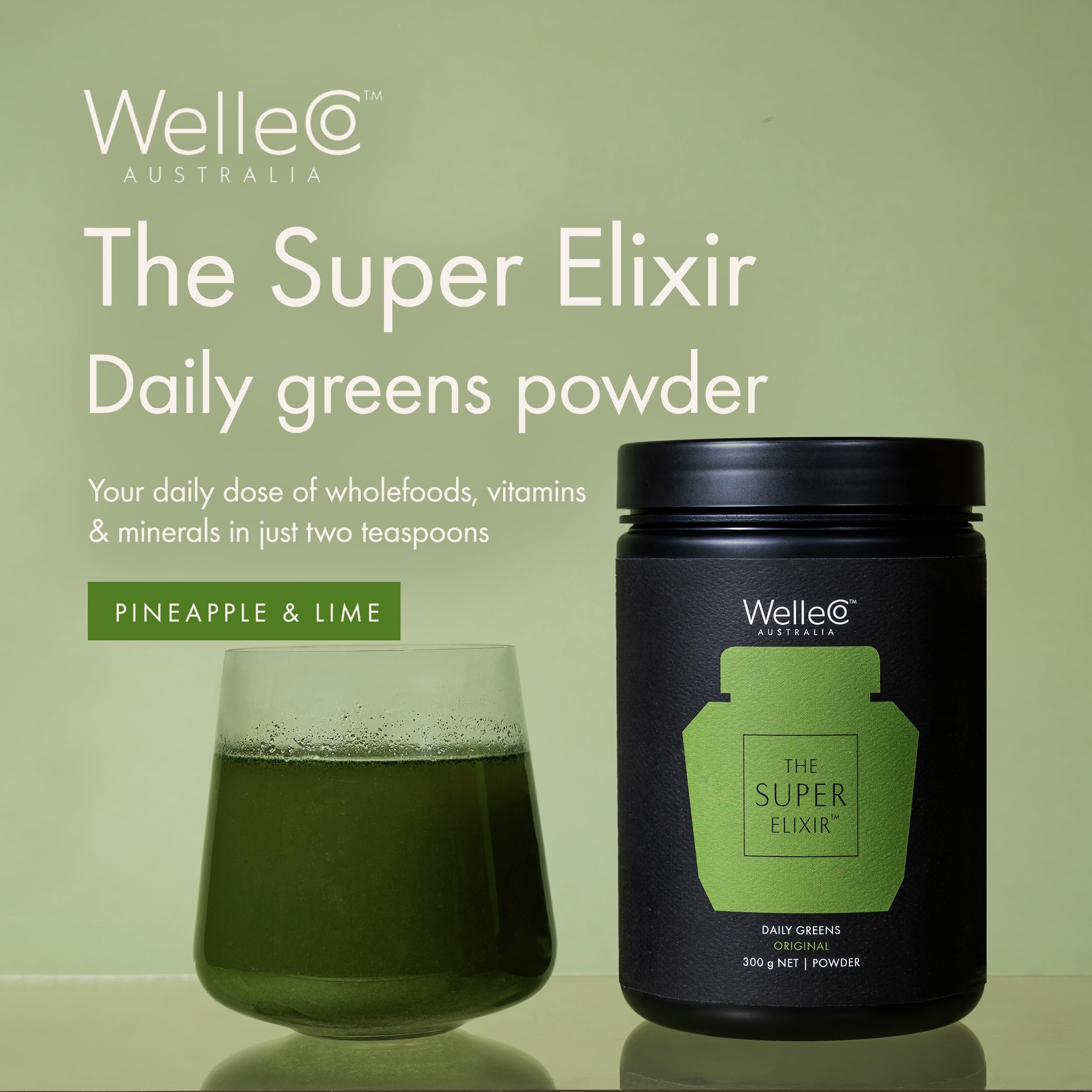 Pineapple lime flavour daily supplement
