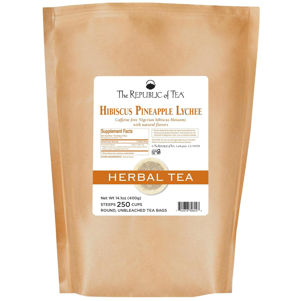 Pineapple lychee herbal tea bags