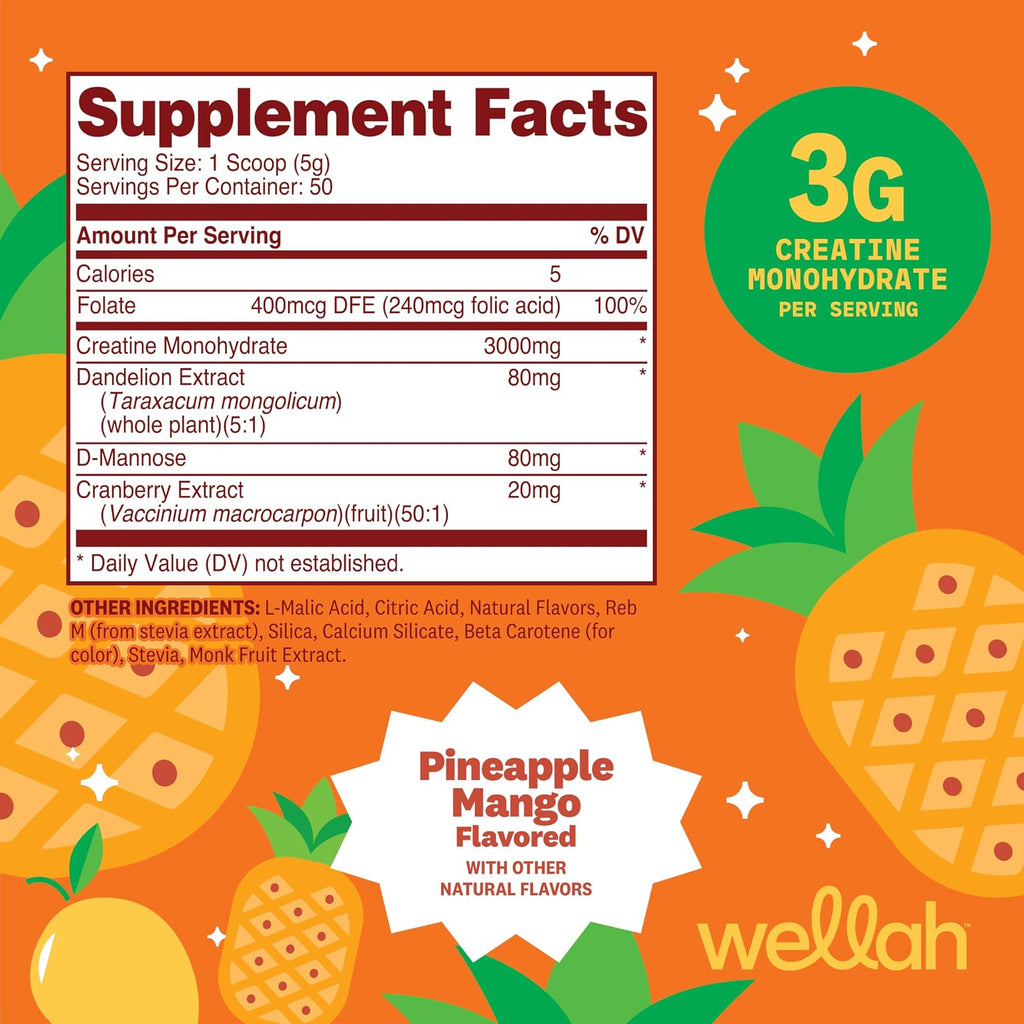 Pineapple mango creatine flavour