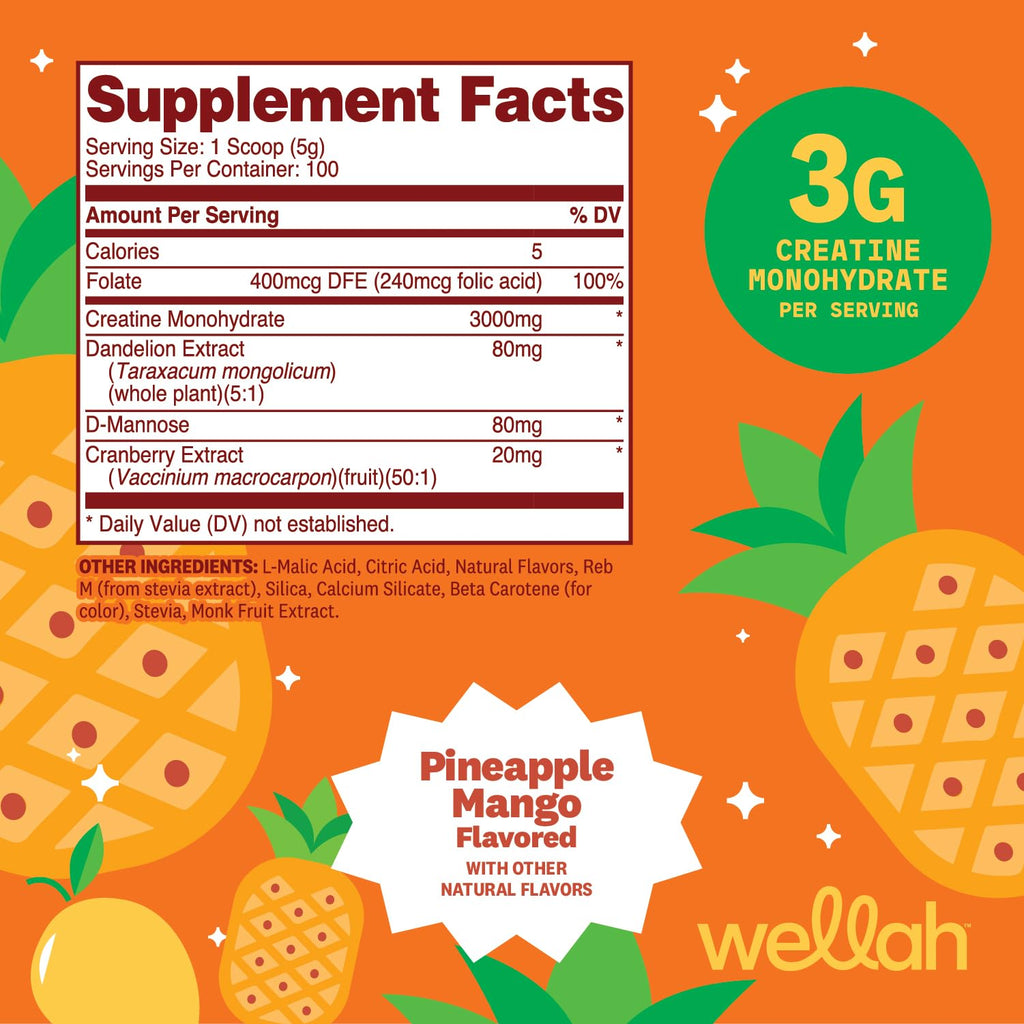 Pineapple mango creatine monohydrate