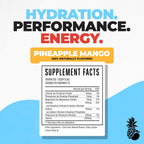 Pineapple mango electrolytes powder for workouts
