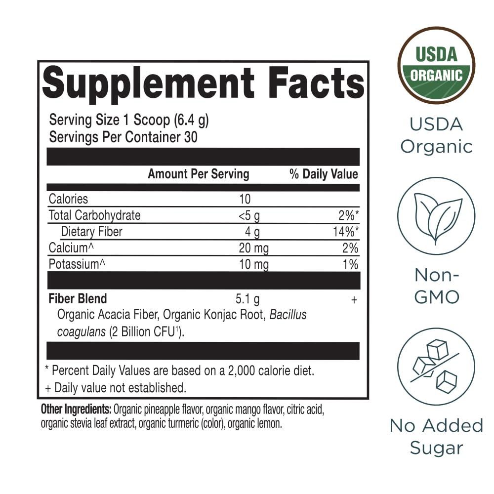 pineapple mango fiber supplement