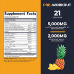 Pineapple mango pre workout energy