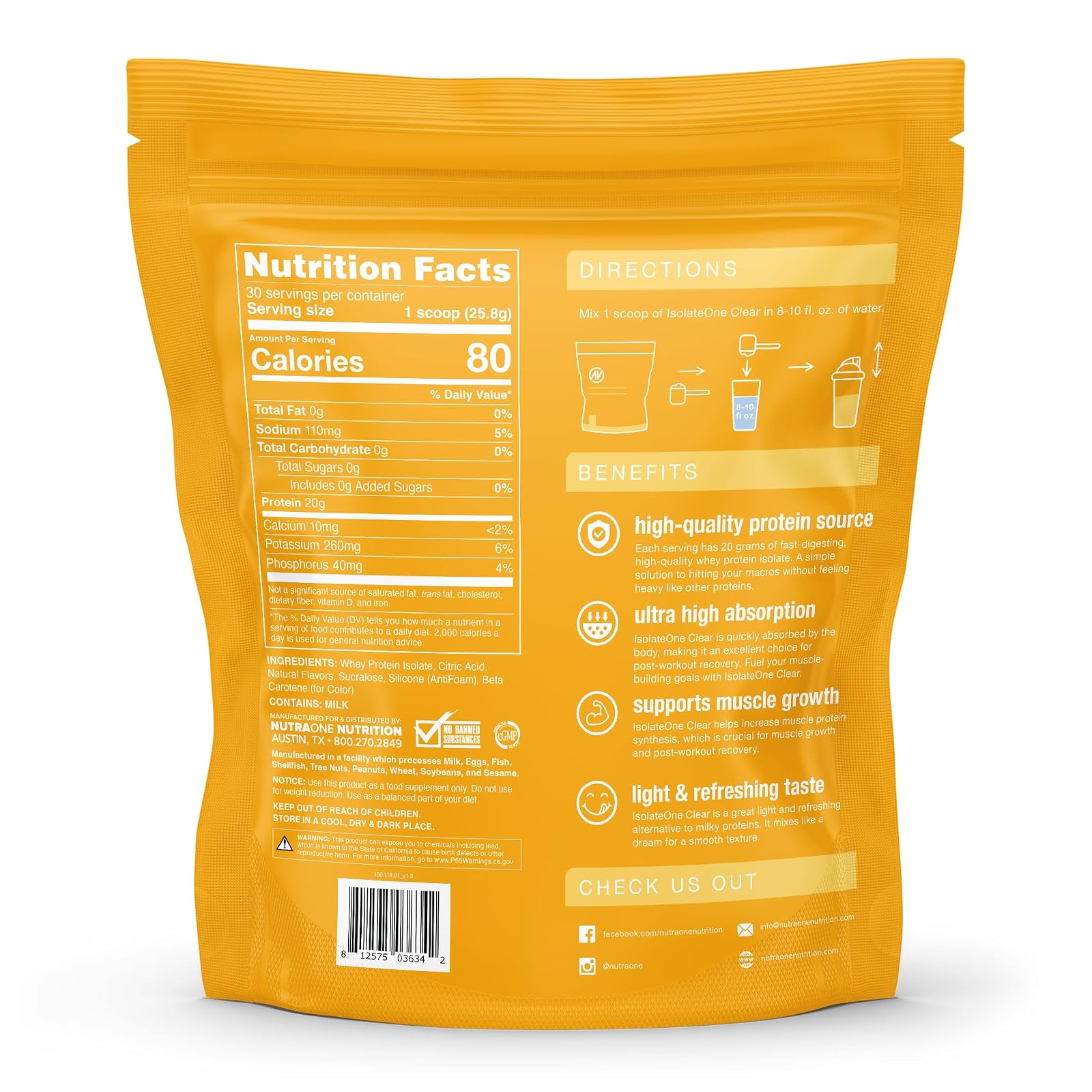 Pineapple Mango protein powder for smoothies