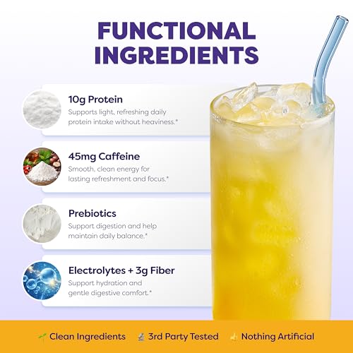 Pineapple Mango whey protein drink