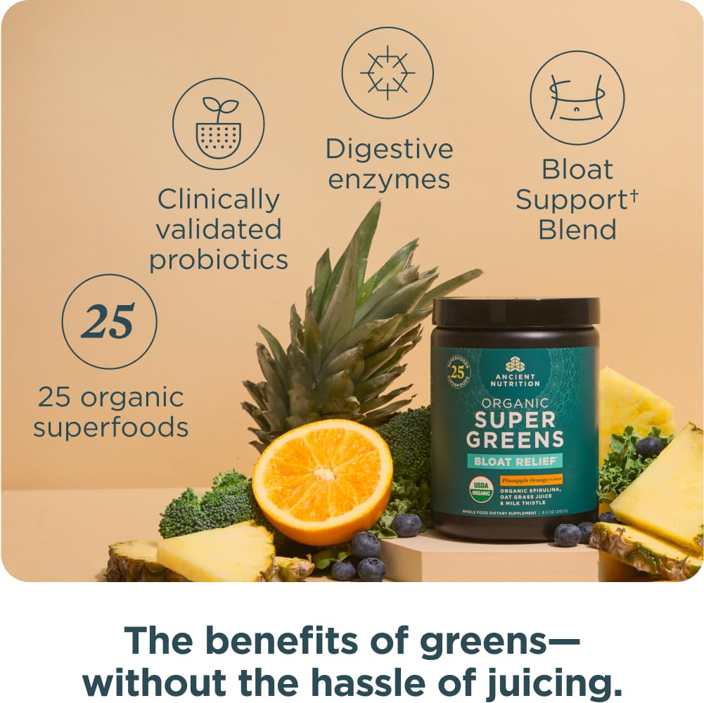 Pineapple Orange SuperGreens powder