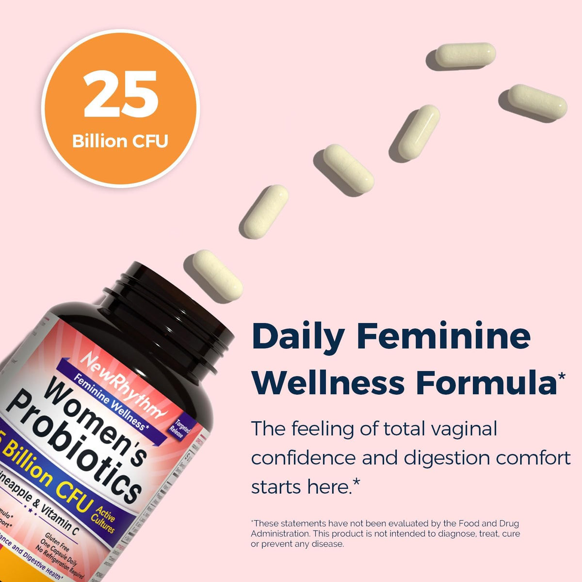 Pineapple powder infused probiotics capsules