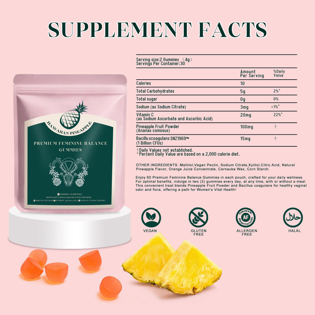 Pineapple probiotics for gut health