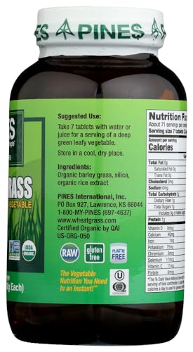 Pines Barley Grass for digestive health