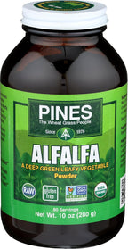 PINES Organic Alfalfa Powder benefits