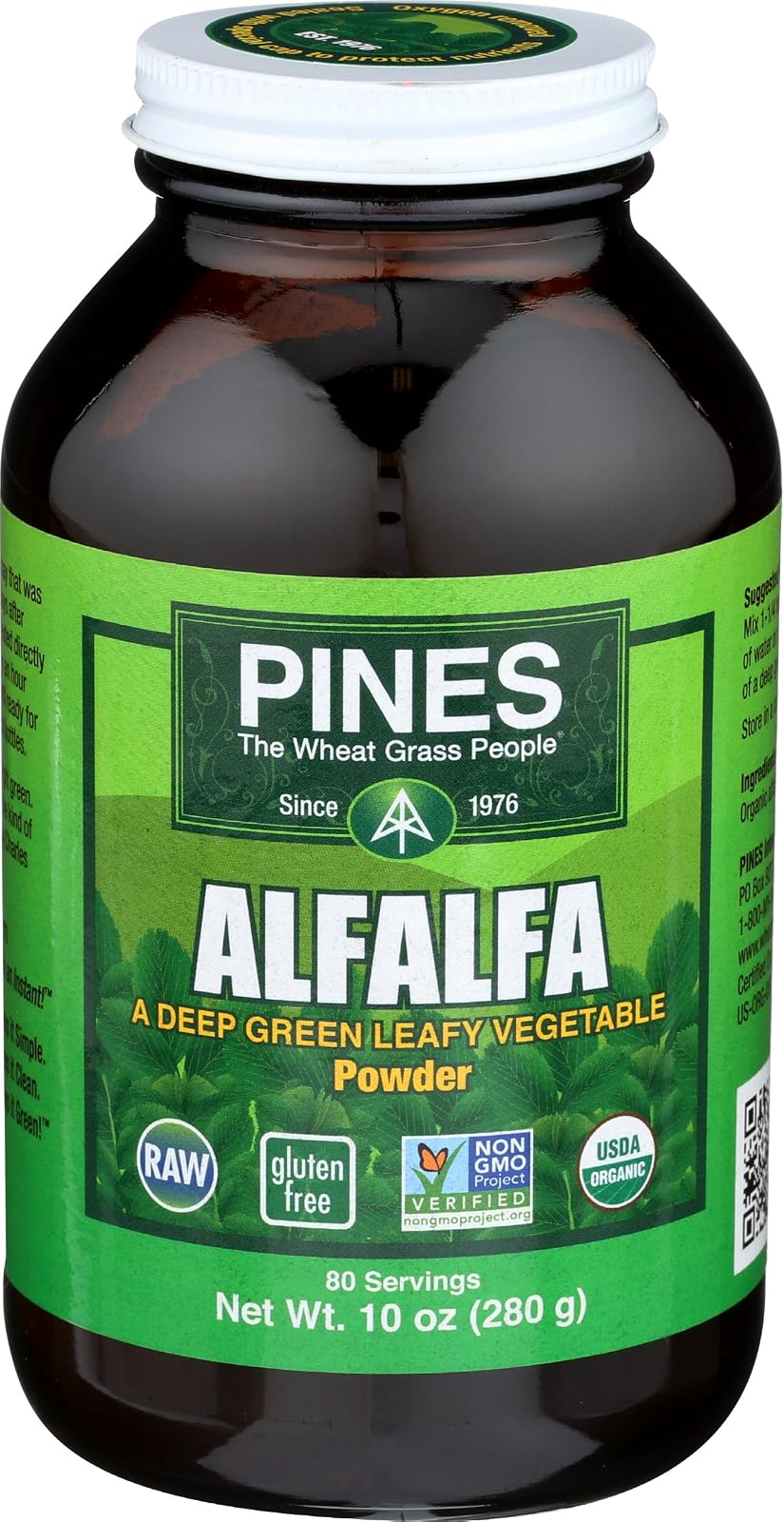 PINES Organic Alfalfa Powder benefits
