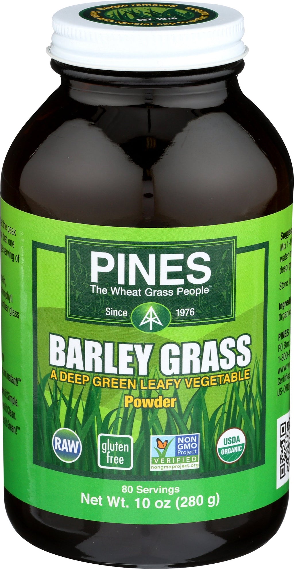 Pines organic barley grass powder