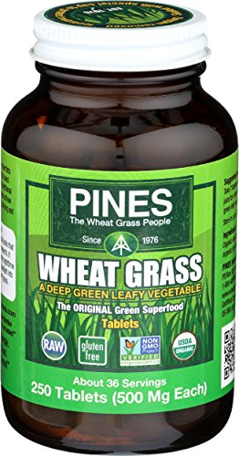 PINES organic wheat grass tablets