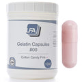 pink gelatin empty capsules size 00