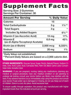 PINK Hair Skin Nails gummies benefits