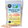 Pink Himalayan salt mineral capsules