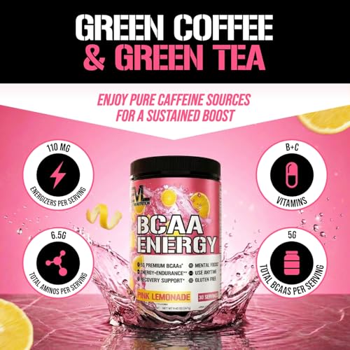 Pink lemonade BCAA amino acids supplement