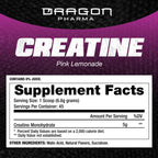 Pink lemonade creatine monohydrate powder