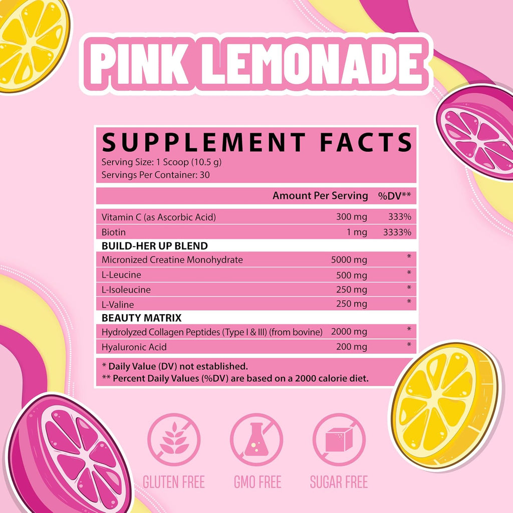 pink lemonade creatine powder