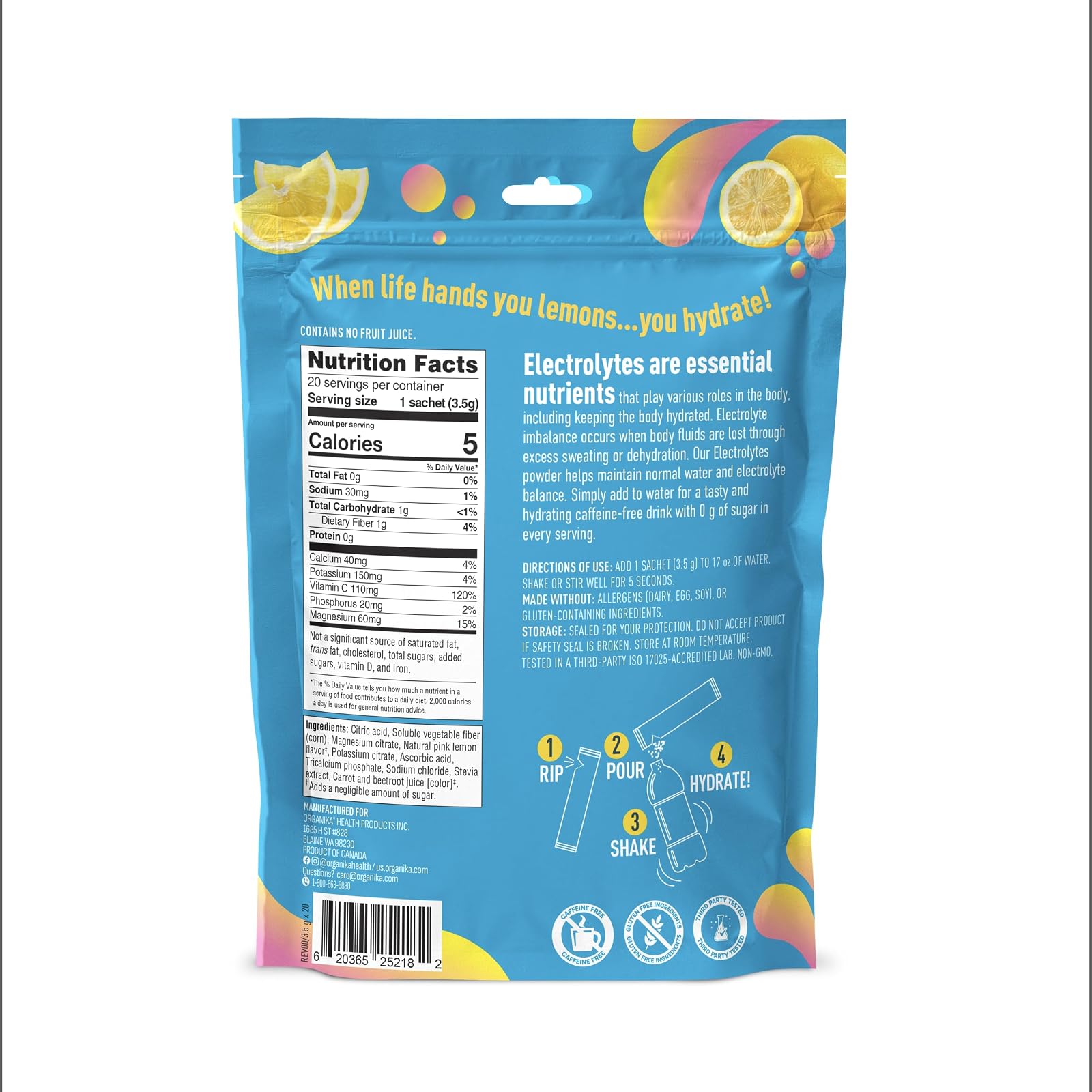 pink lemonade electrolyte powder flavour