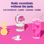 pink lemonade electrolyte powder for workouts