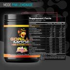 Pink Lemonade flavour pre-workout boost