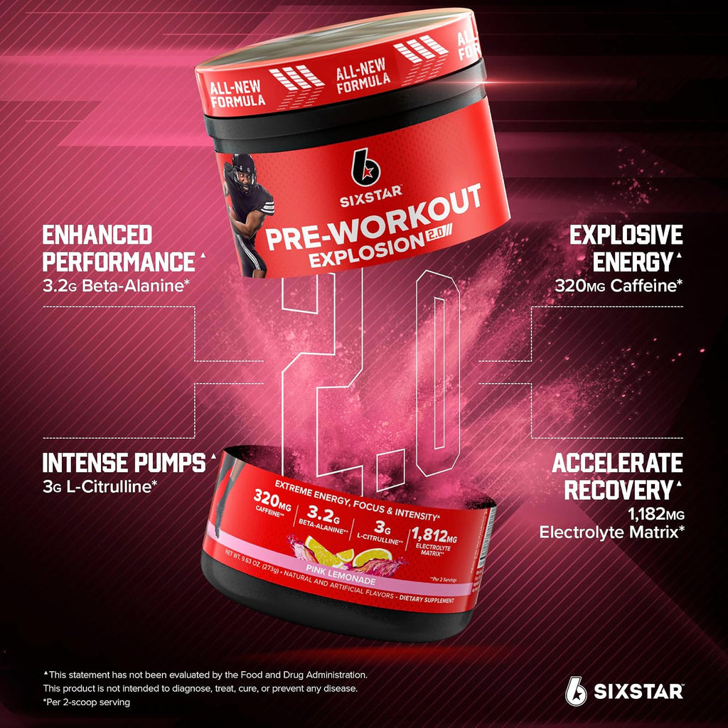 Pink lemonade pre-workout flavour