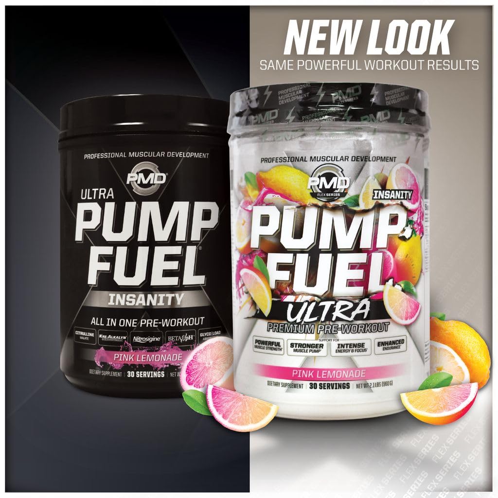 Pink lemonade pre-workout powder mix
