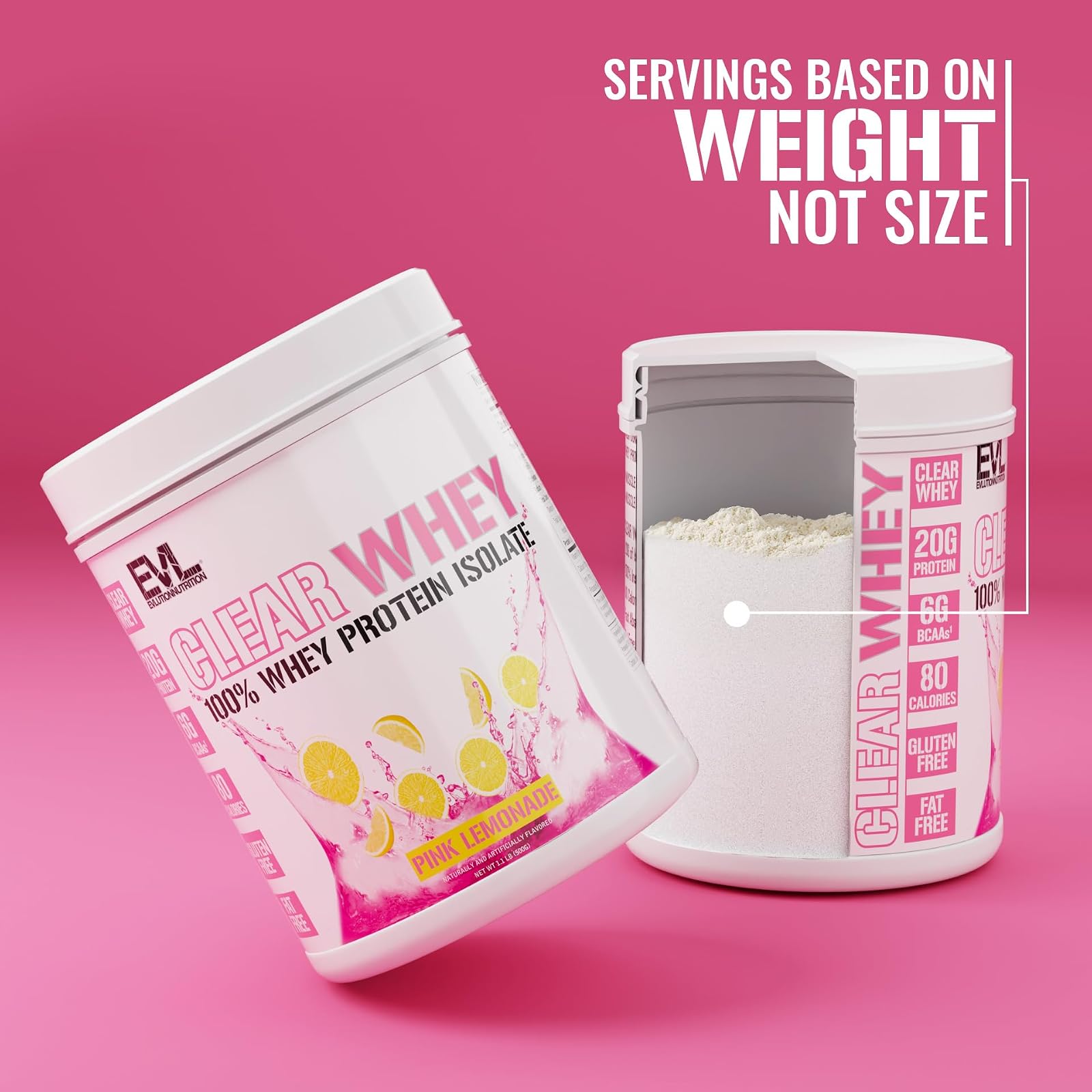 Pink lemonade whey protein for refreshing taste