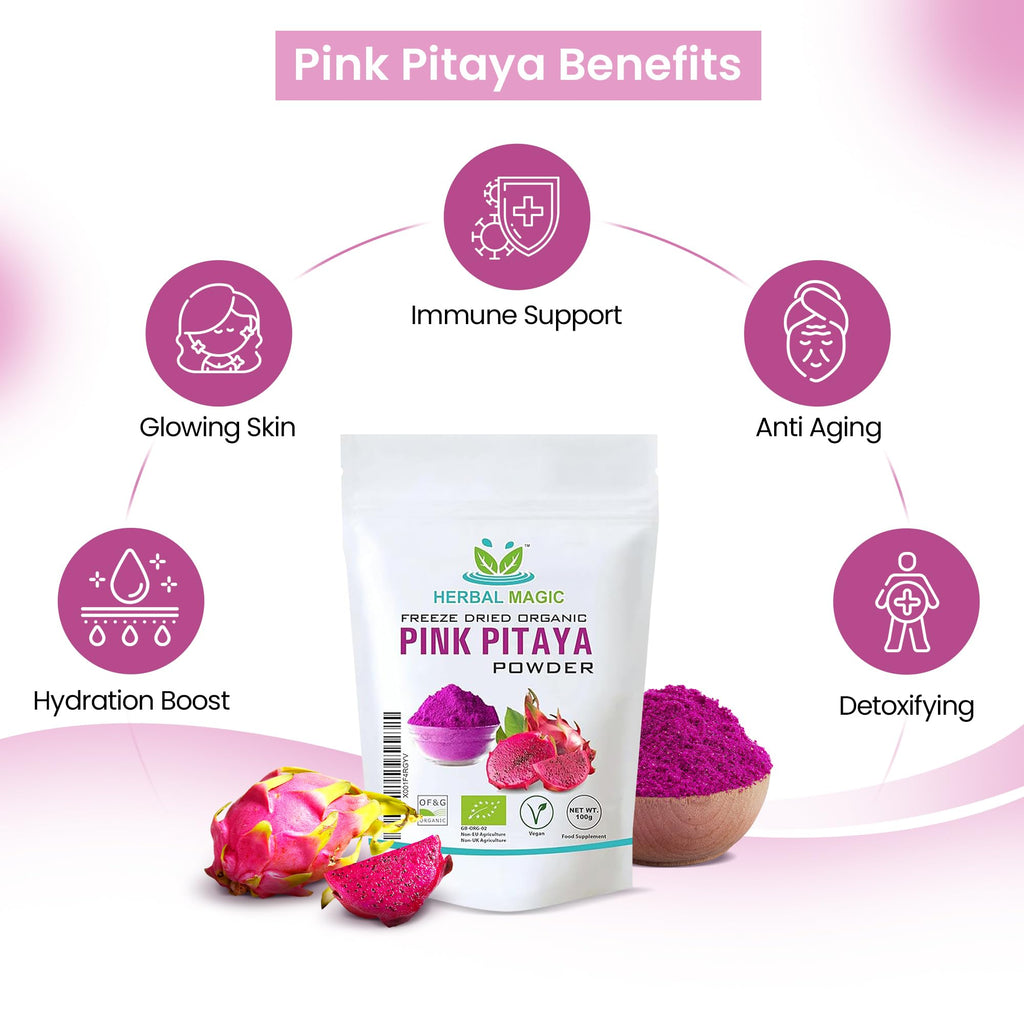 pink pitaya powder for energy boost