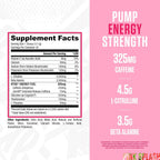 Pink Splash pre-workout for focus